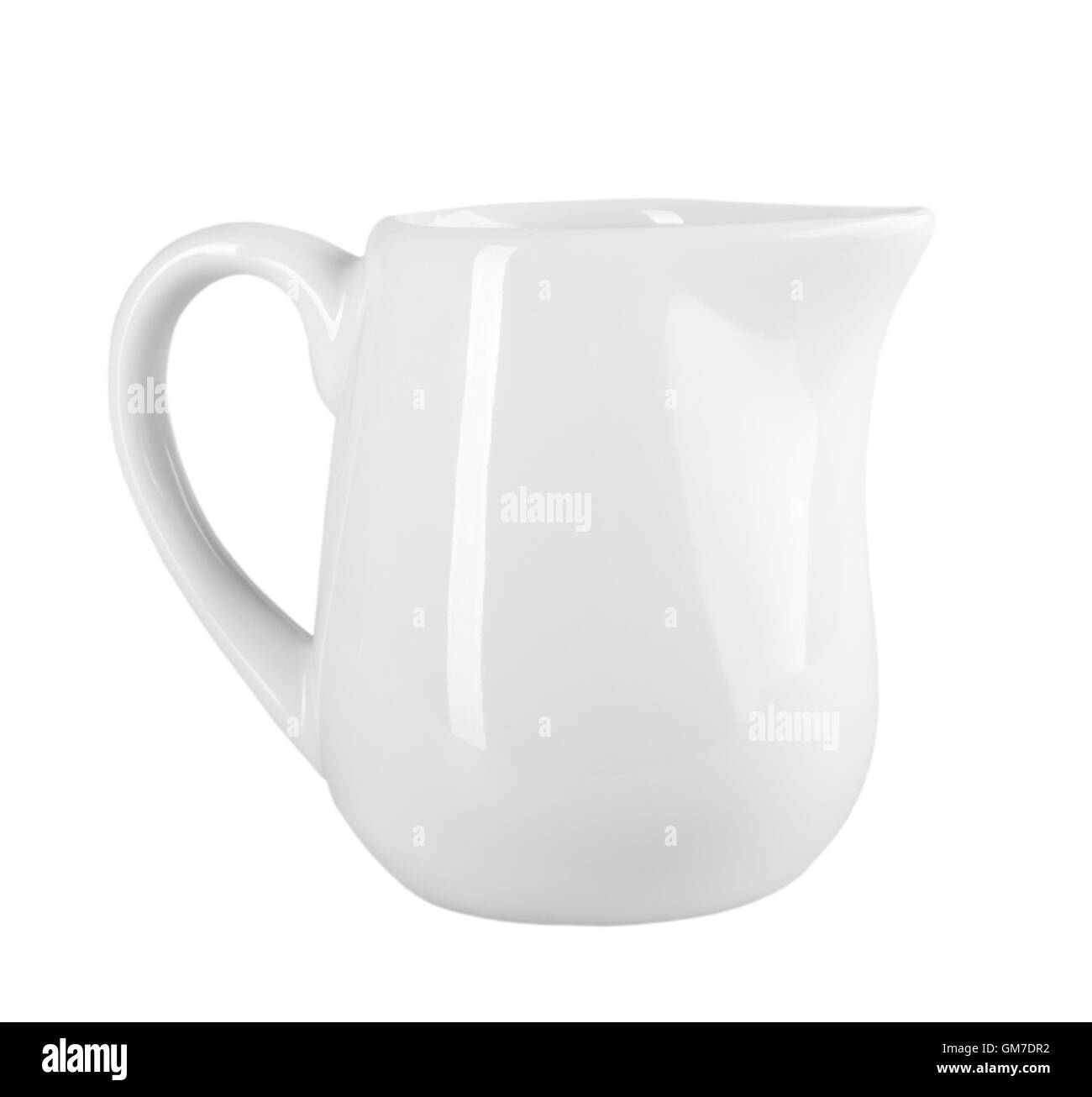 Clean single cream-pot Stock Photo - Alamy