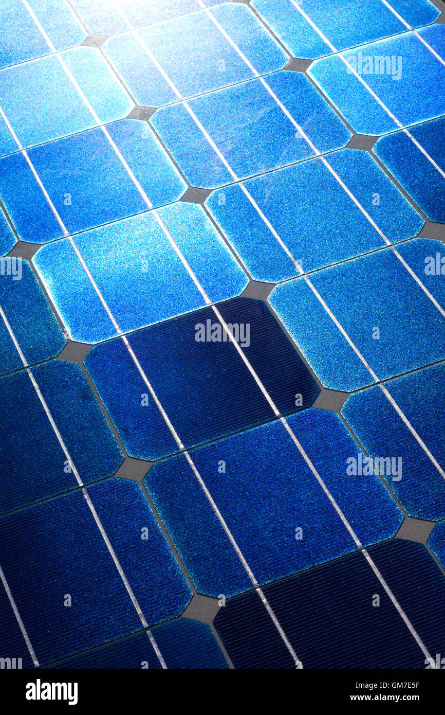 Solar cells pattern background texture Stock Photo - Alamy