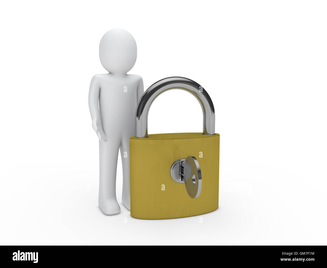 Cartoon padlock and key hi-res stock photography and images - Alamy