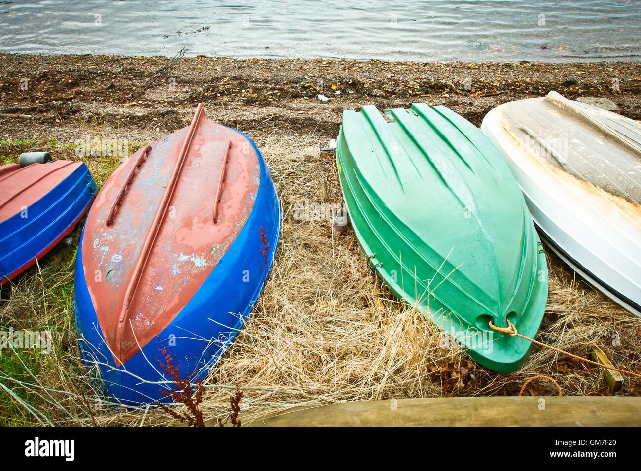 Overturned boats hi-res stock photography and images - Alamy