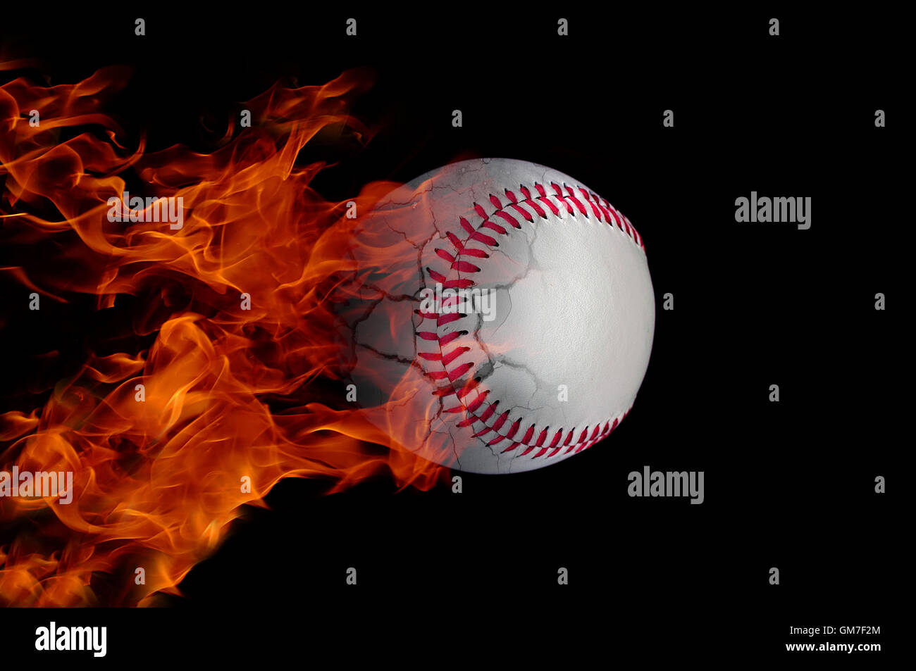 Baseball Ball Flame Stock Photos & Baseball Ball Flame Stock Images - Alamy