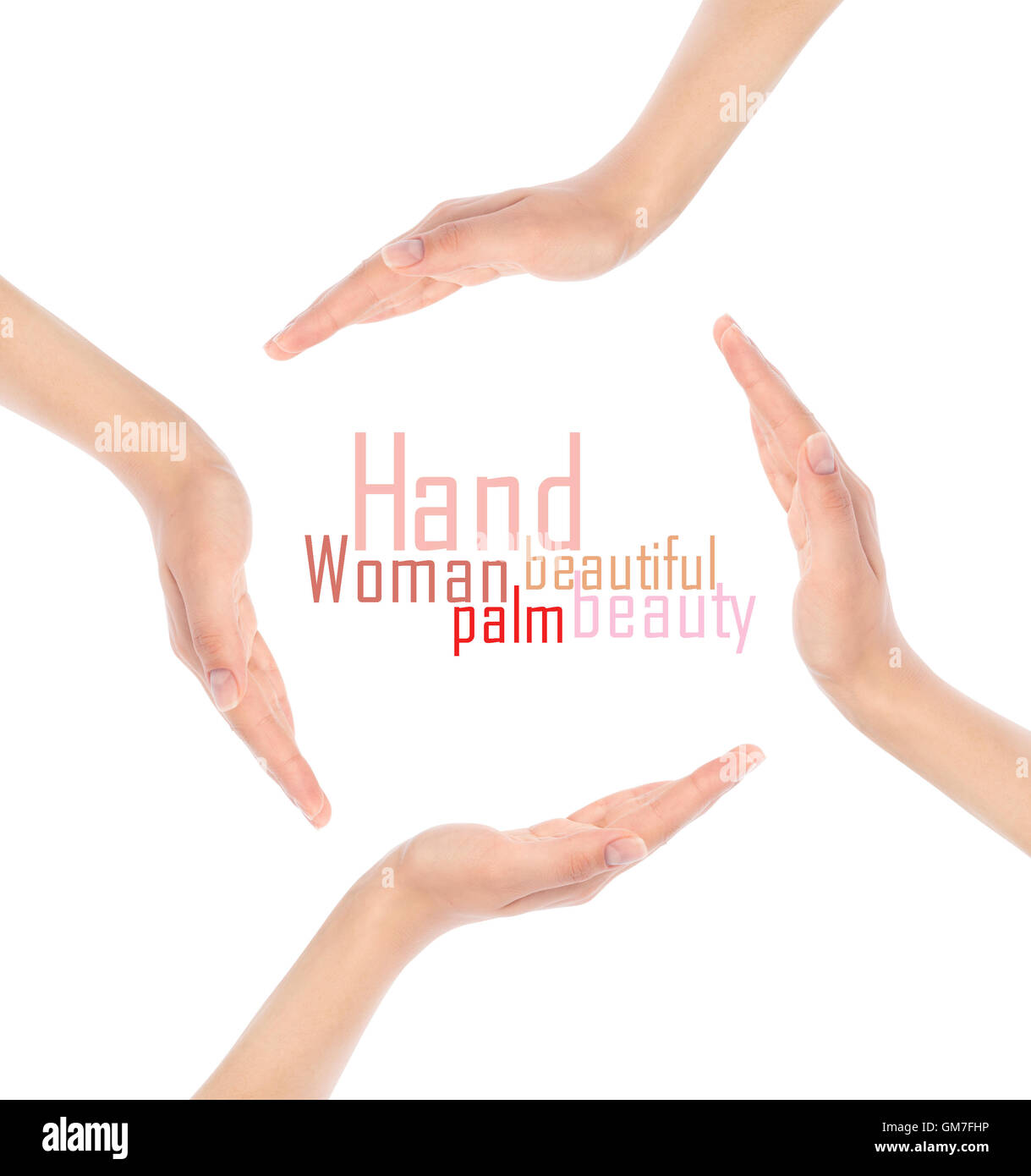 Close-up of beautiful woman's hand, palm up Stock Photo - Alamy