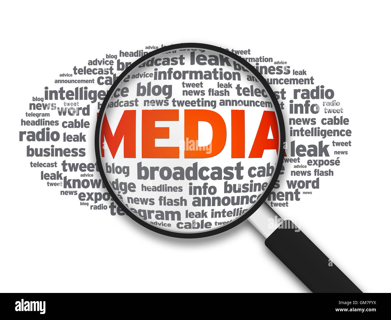 Magnifying Glass - Media Stock Photo - Alamy
