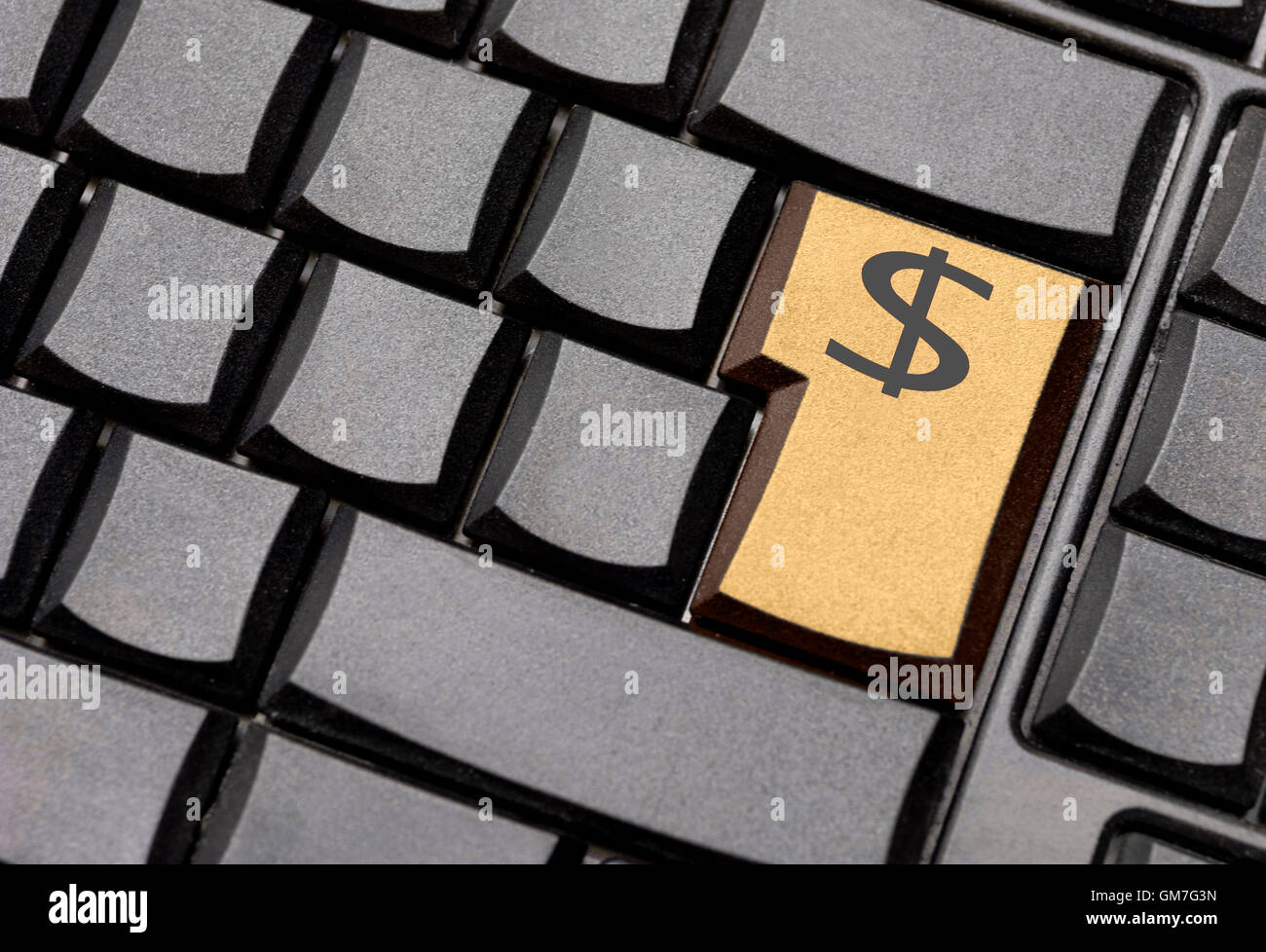 dollar sign computer key Stock Photo - Alamy