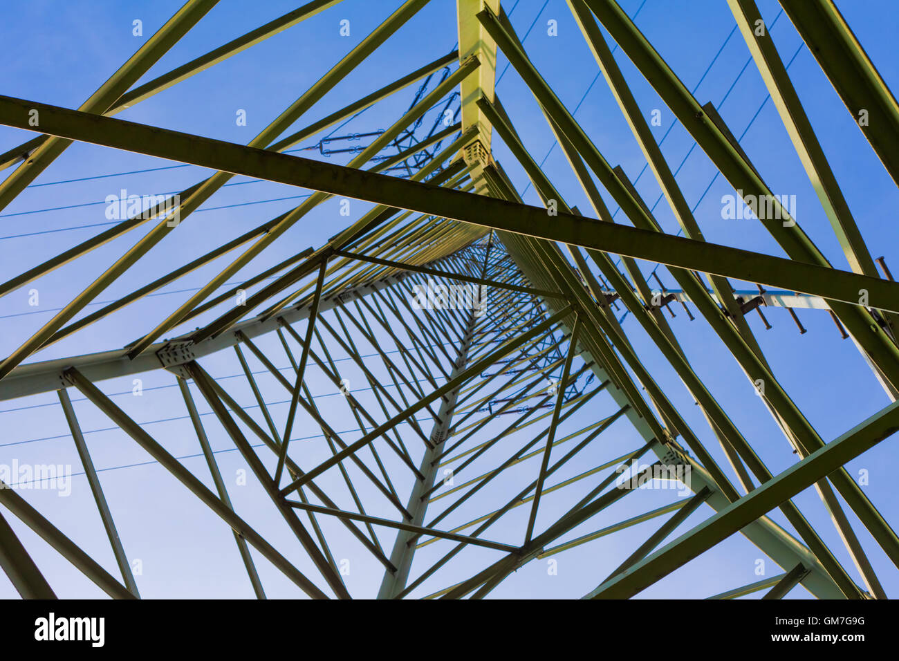 Transmission Line Pylon Stock Photo - Alamy