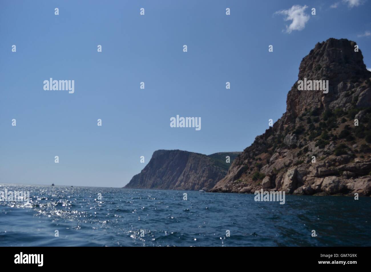 The Black sea landscape Stock Photo - Alamy