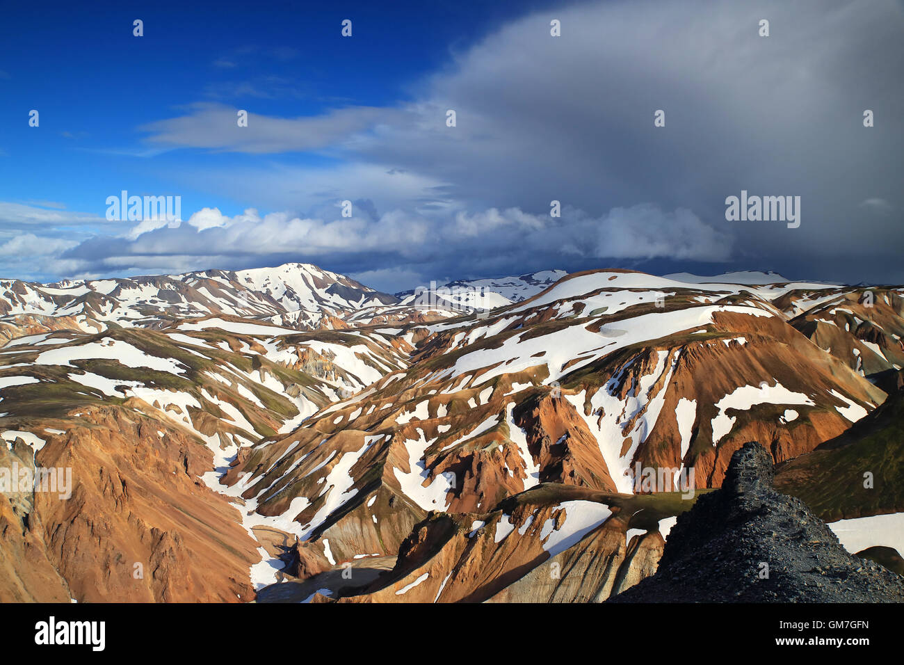 Landmannalaugar, Rhyolite mountains Iceland Stock Photo - Alamy