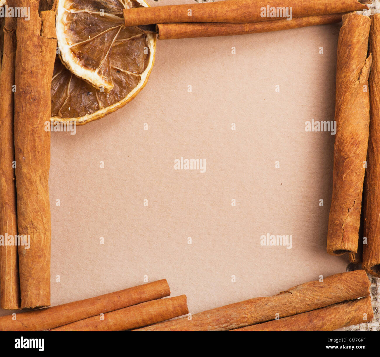 old paper for recipes and spices Stock Photo - Alamy