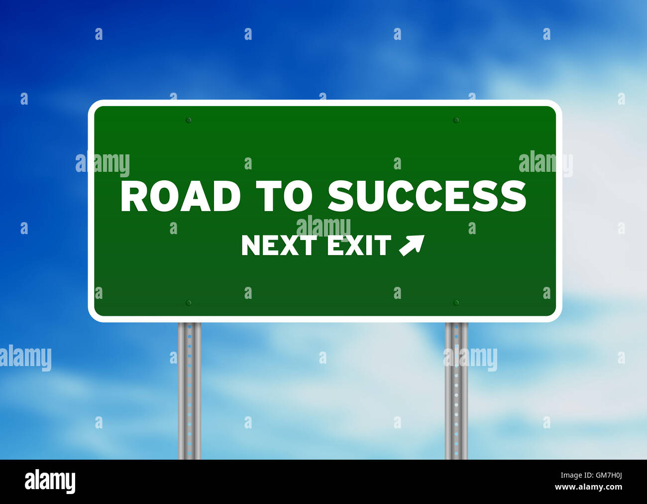 Success road sign successful hi-res stock photography and images - Alamy