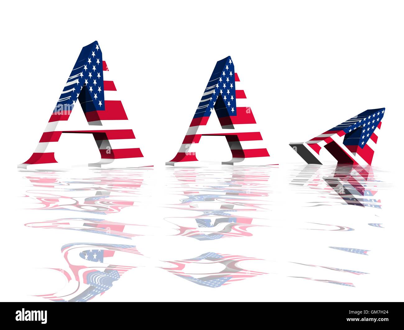 American alphabet hi-res stock photography and images - Alamy