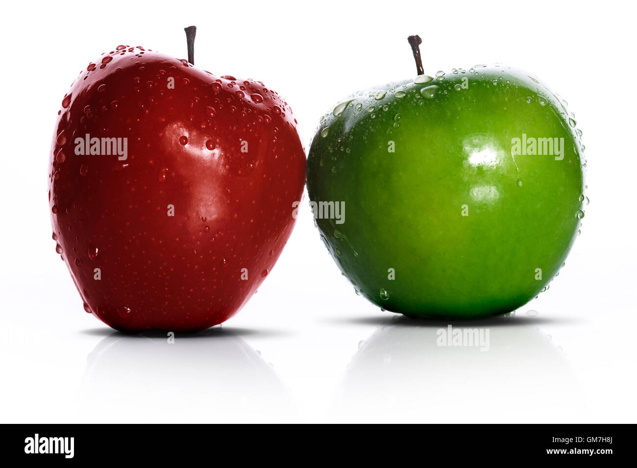 two fresh apples Stock Photo - Alamy