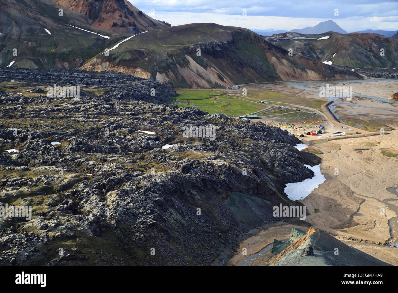 Landmannalaugar, Rhyolite mountains Iceland Stock Photo - Alamy