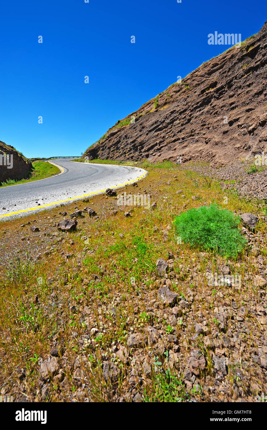 Road in Golan Stock Photo - Alamy