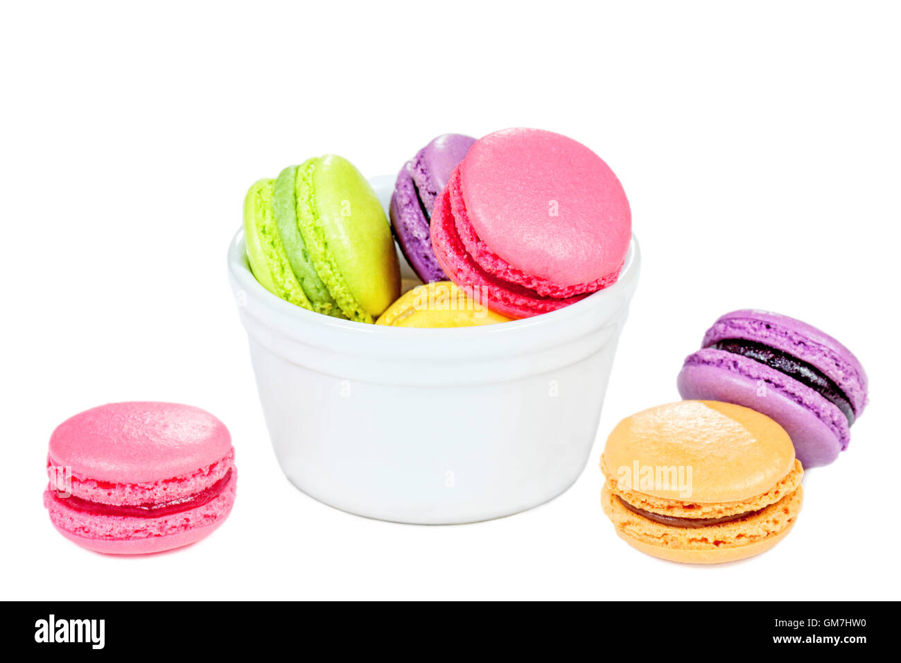 traditional french colorful macarons Stock Photo - Alamy