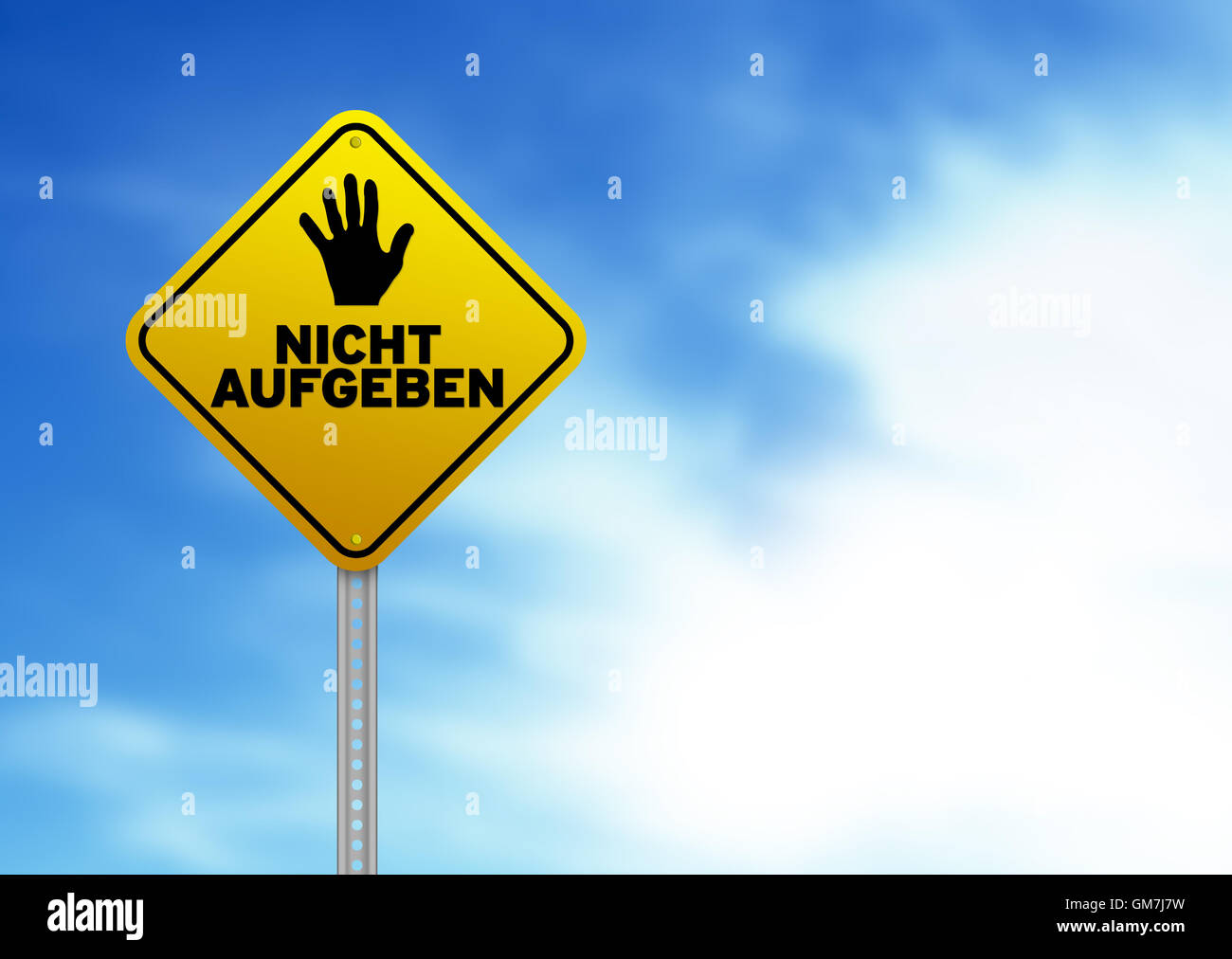 Dont step on sign hi-res stock photography and images - Alamy