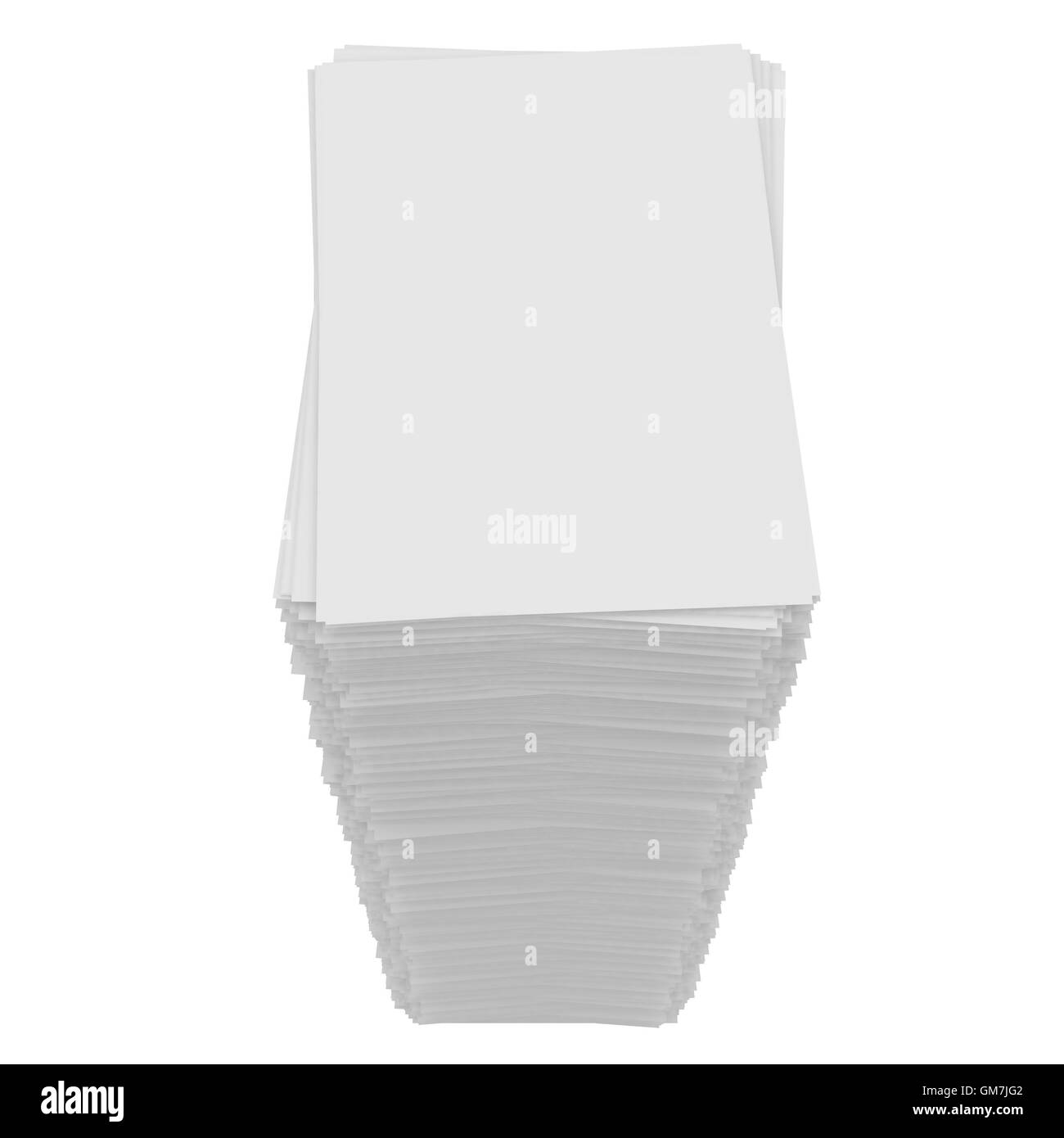 A stack of white paper Stock Photo - Alamy
