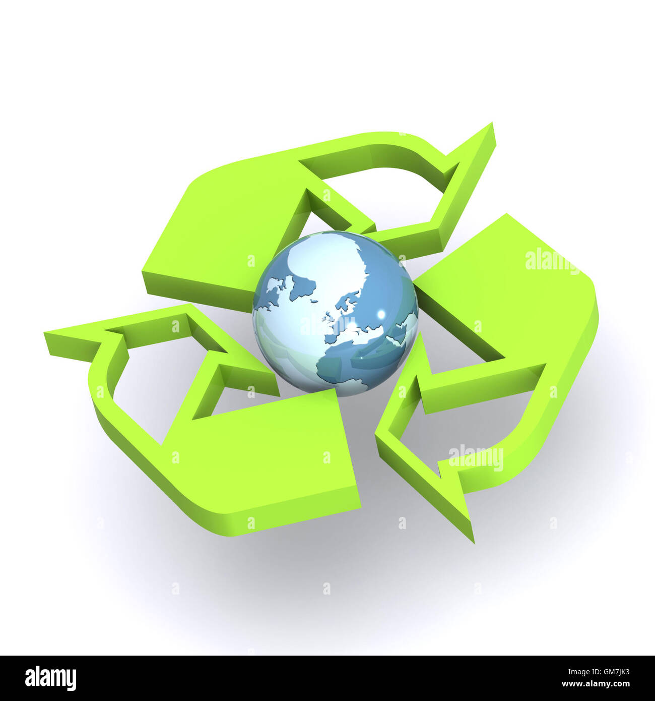 Blue recycle sign hi-res stock photography and images - Alamy