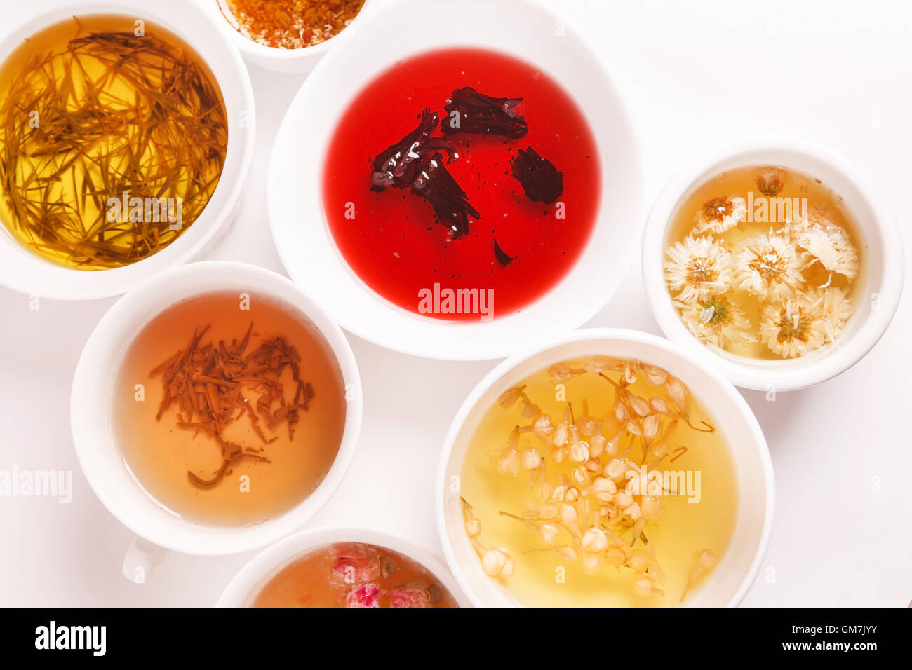 unique kinds of tea Stock Photo - Alamy