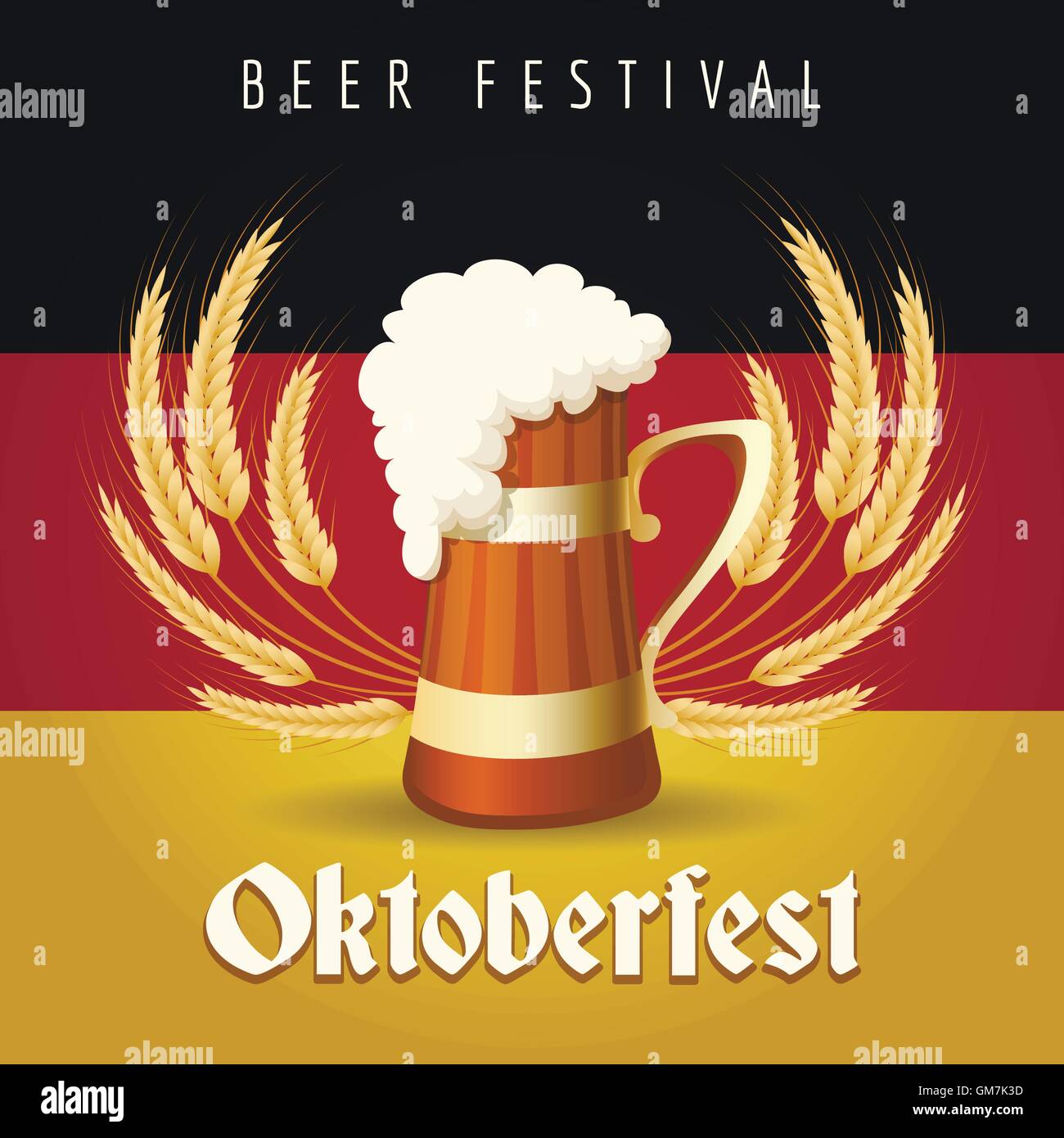German beer Stock Vector Images - Alamy