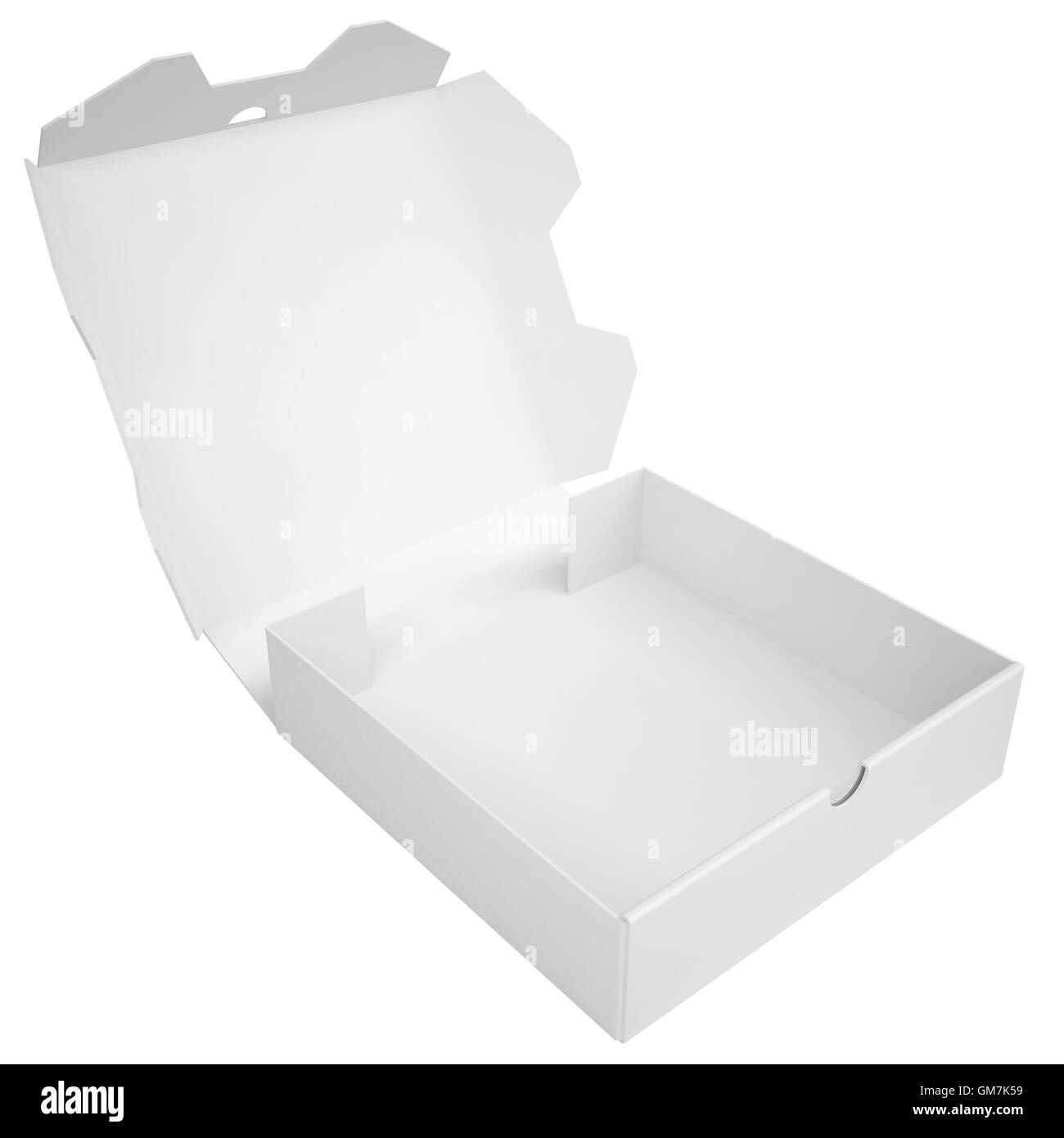 Open blank carton pizza Black and White Stock Photos & Images - Alamy