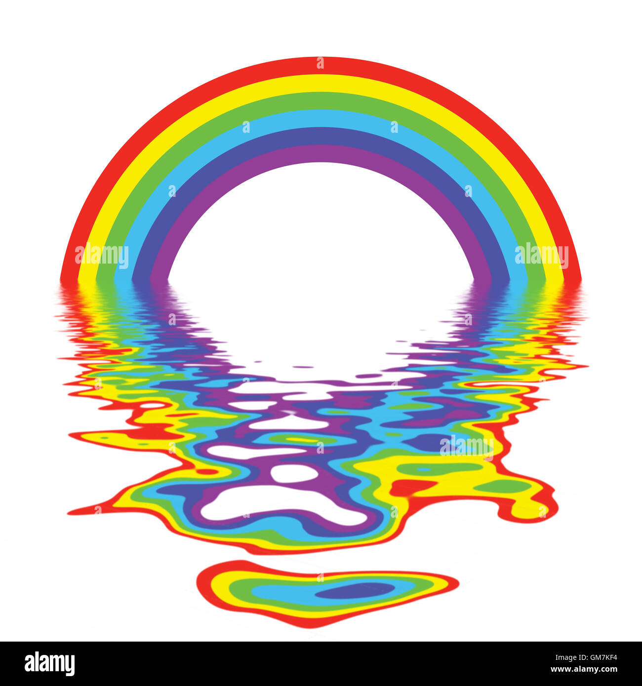 Rainbow printing Cut Out Stock Images & Pictures - Alamy