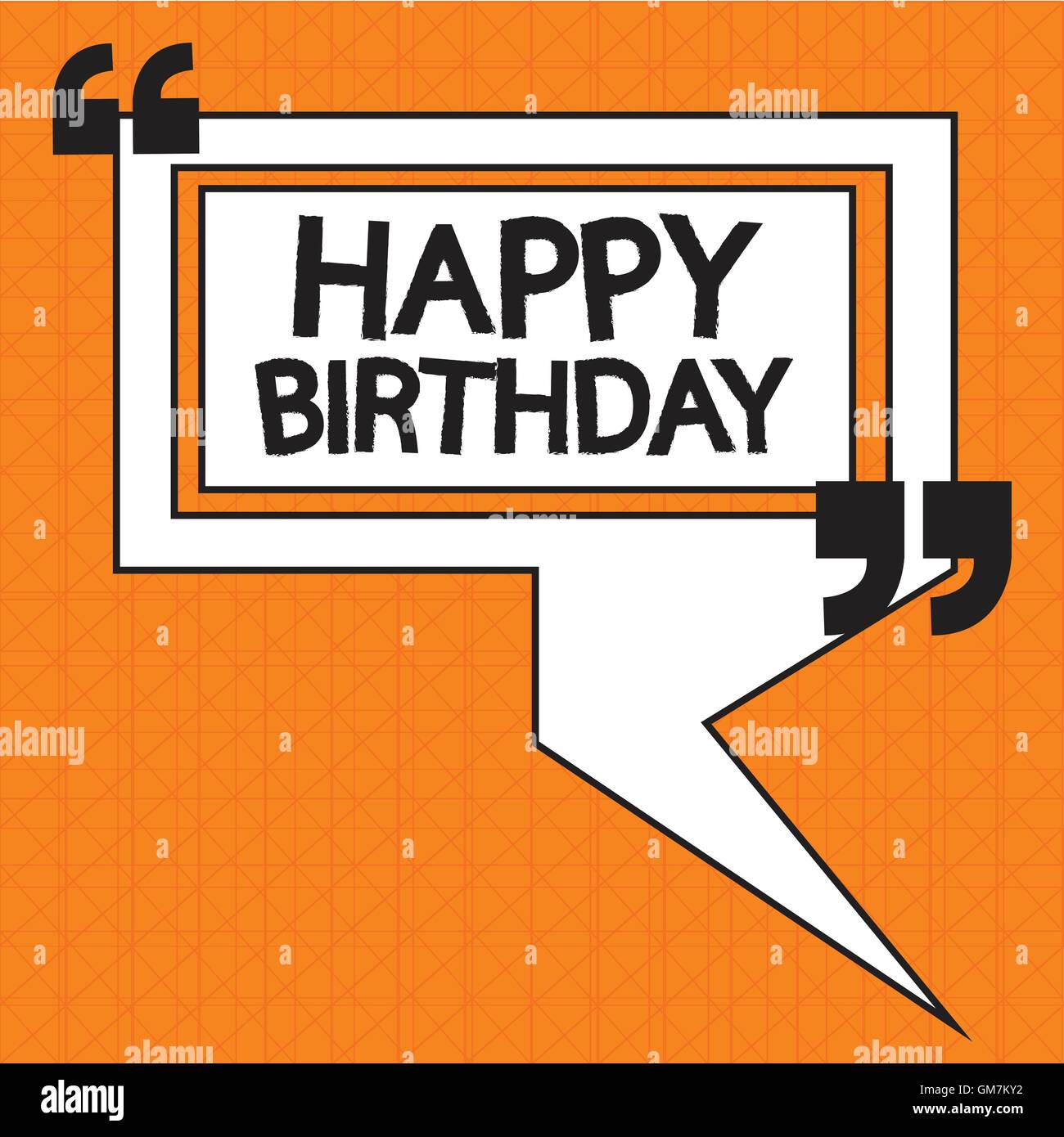 Happy birthday illustration design Stock Vector Image & Art - Alamy