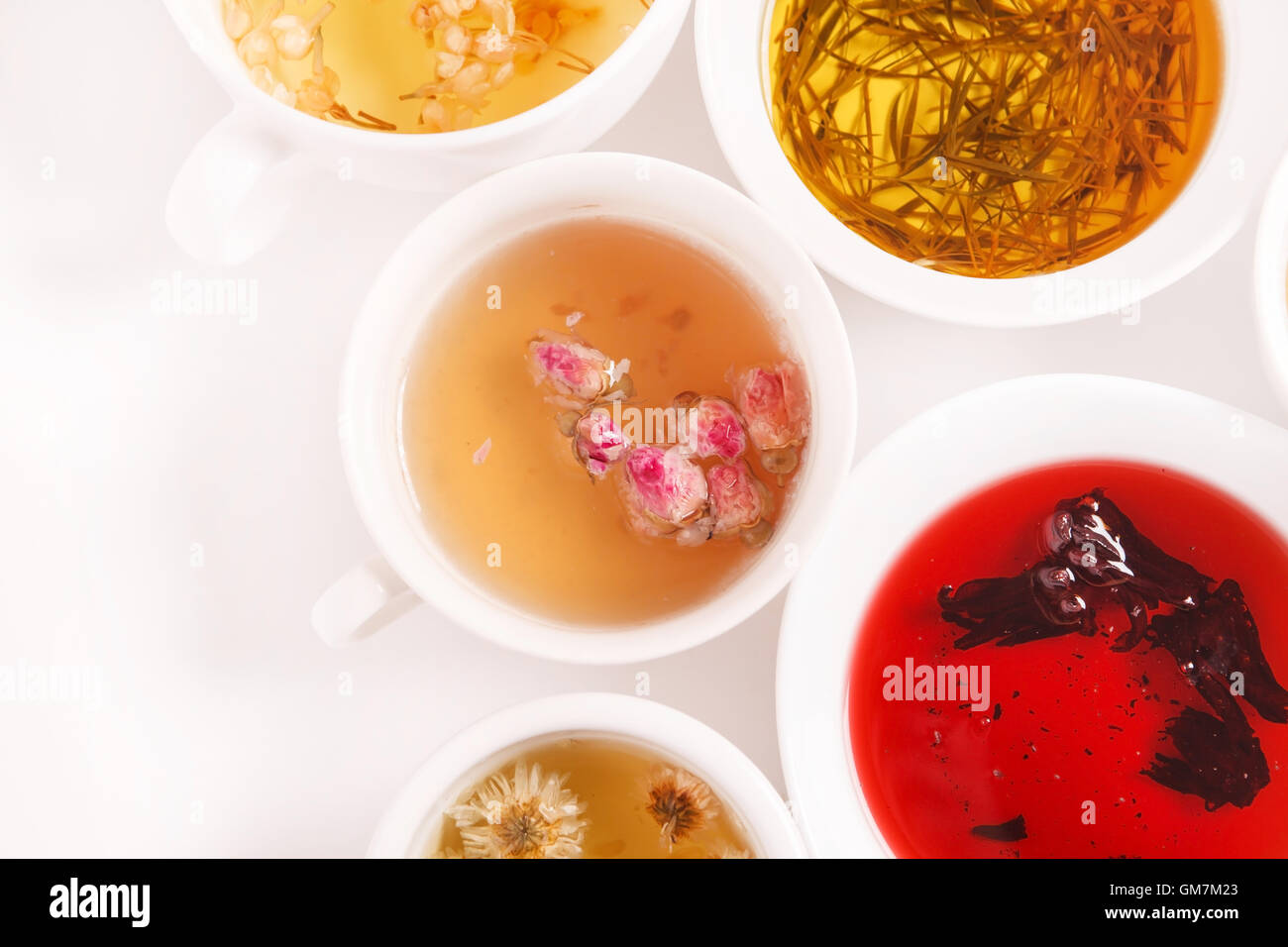 unique kinds of tea Stock Photo - Alamy