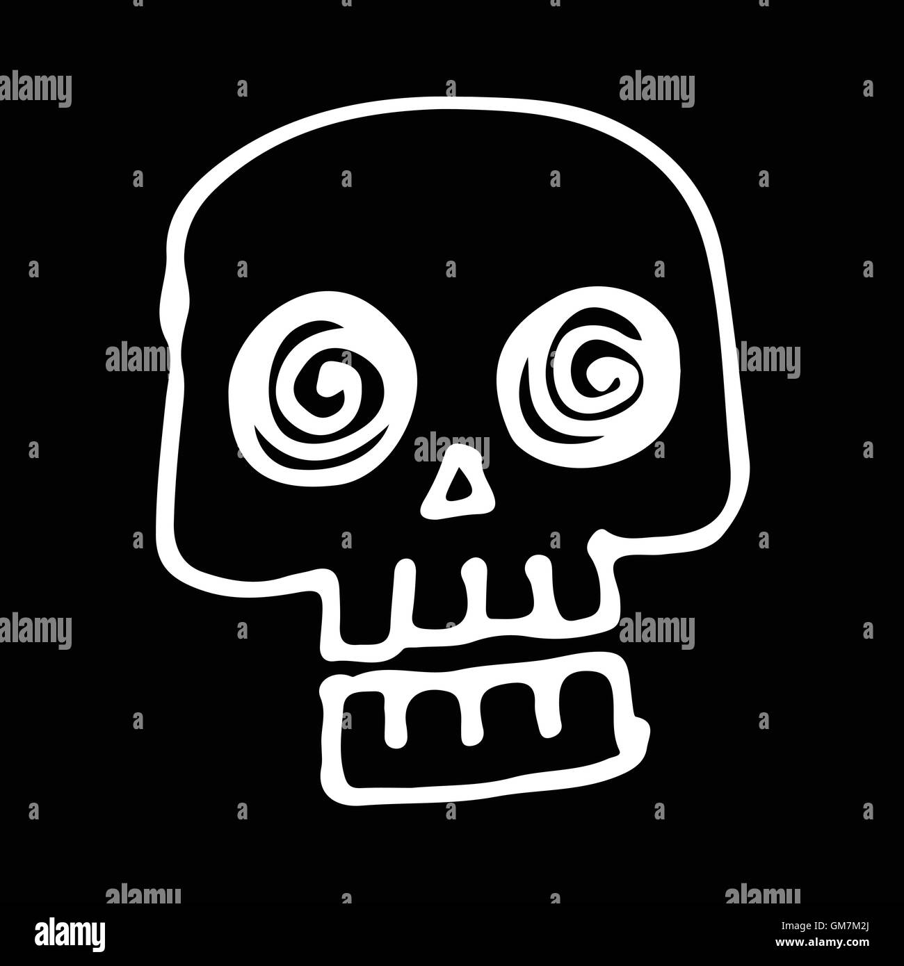 skull bone icon illustration design Stock Vector Image & Art - Alamy