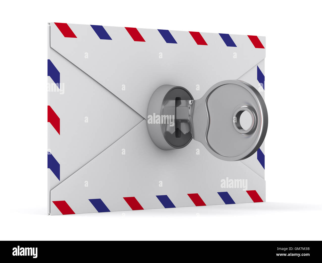 White line mail message lock hi-res stock photography and images - Alamy
