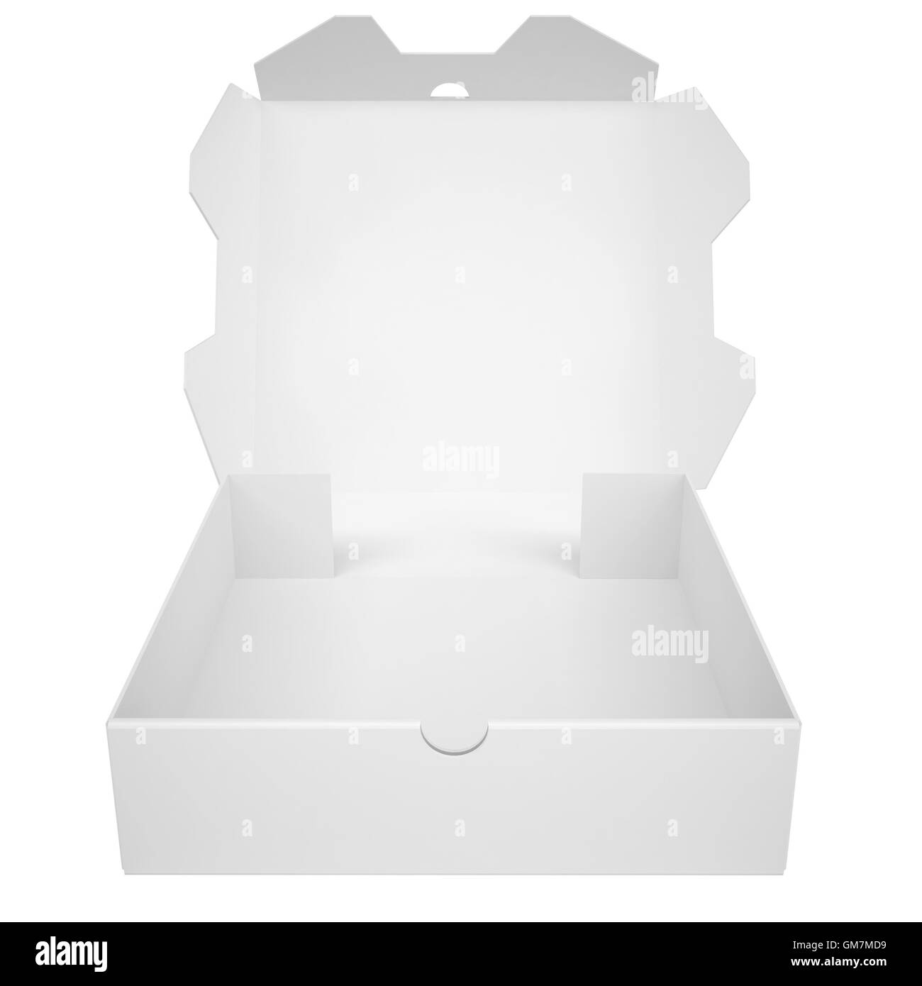 Empty open pizza box Black and White Stock Photos & Images - Alamy