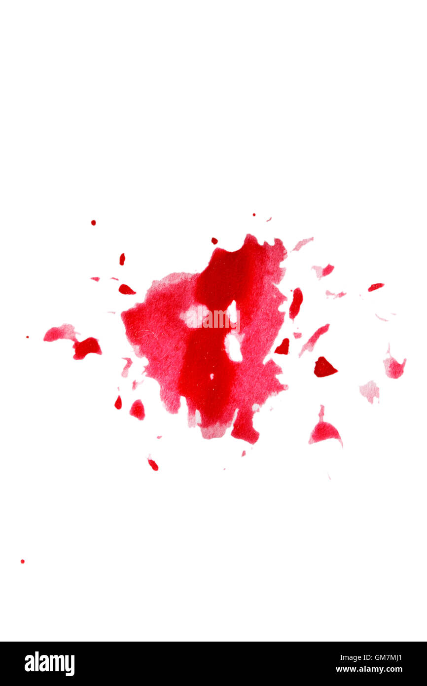 Smudged blood Cut Out Stock Images & Pictures - Alamy