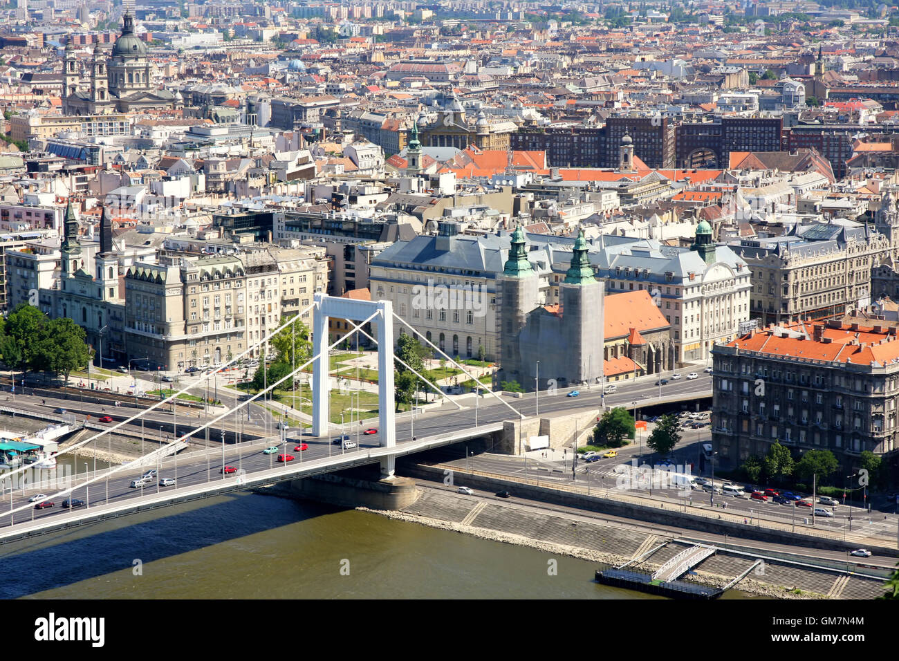 Elizabeth bridge, Budapest, Hungary Stock Photo - Alamy