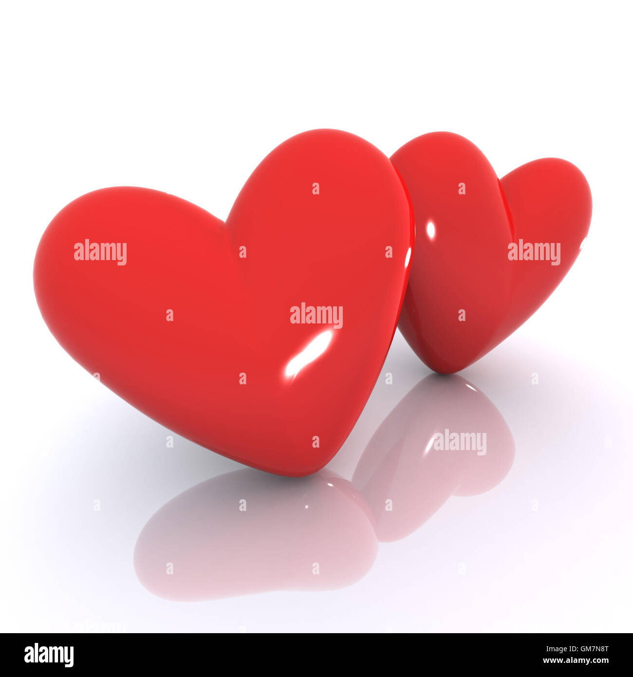 Hearts illustration hi-res stock photography and images - Alamy
