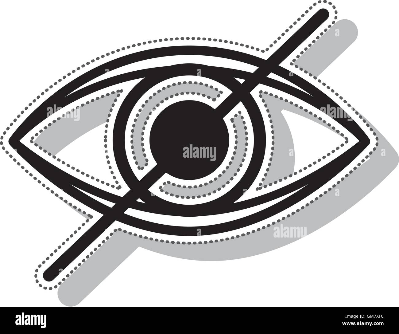 eye view sign isolated icon Stock Vector Image & Art - Alamy