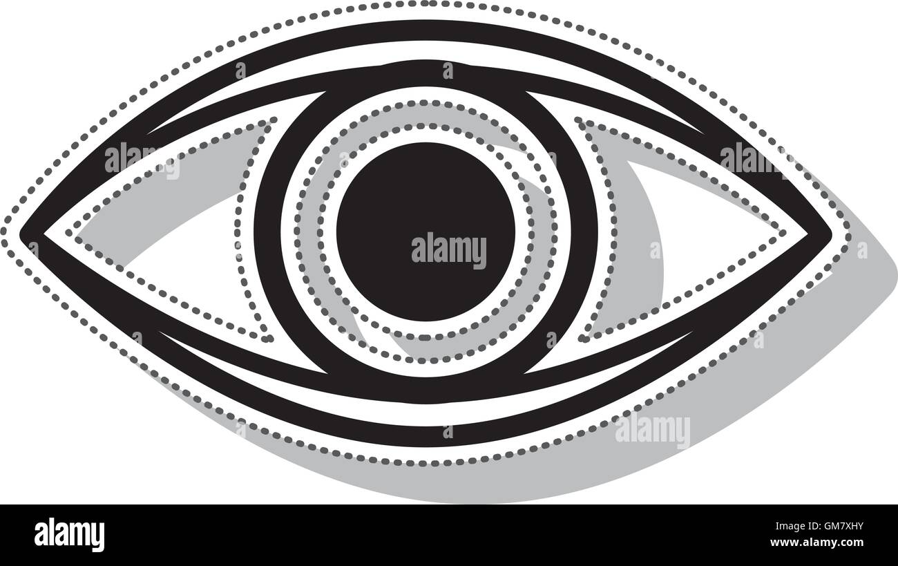 eye view sign isolated icon Stock Vector Image & Art - Alamy