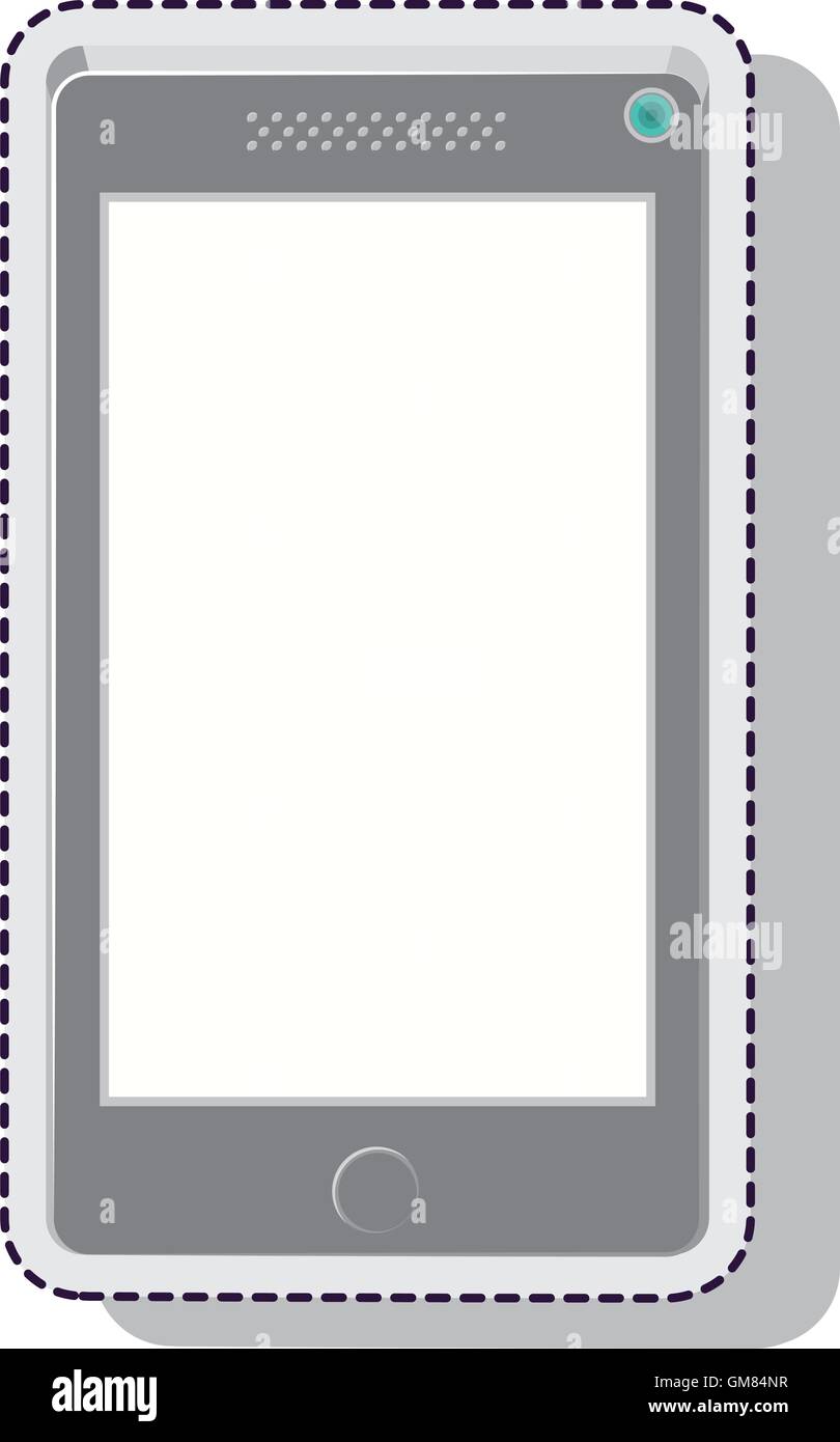 smartphone technology isolated icon Stock Vector Image & Art - Alamy