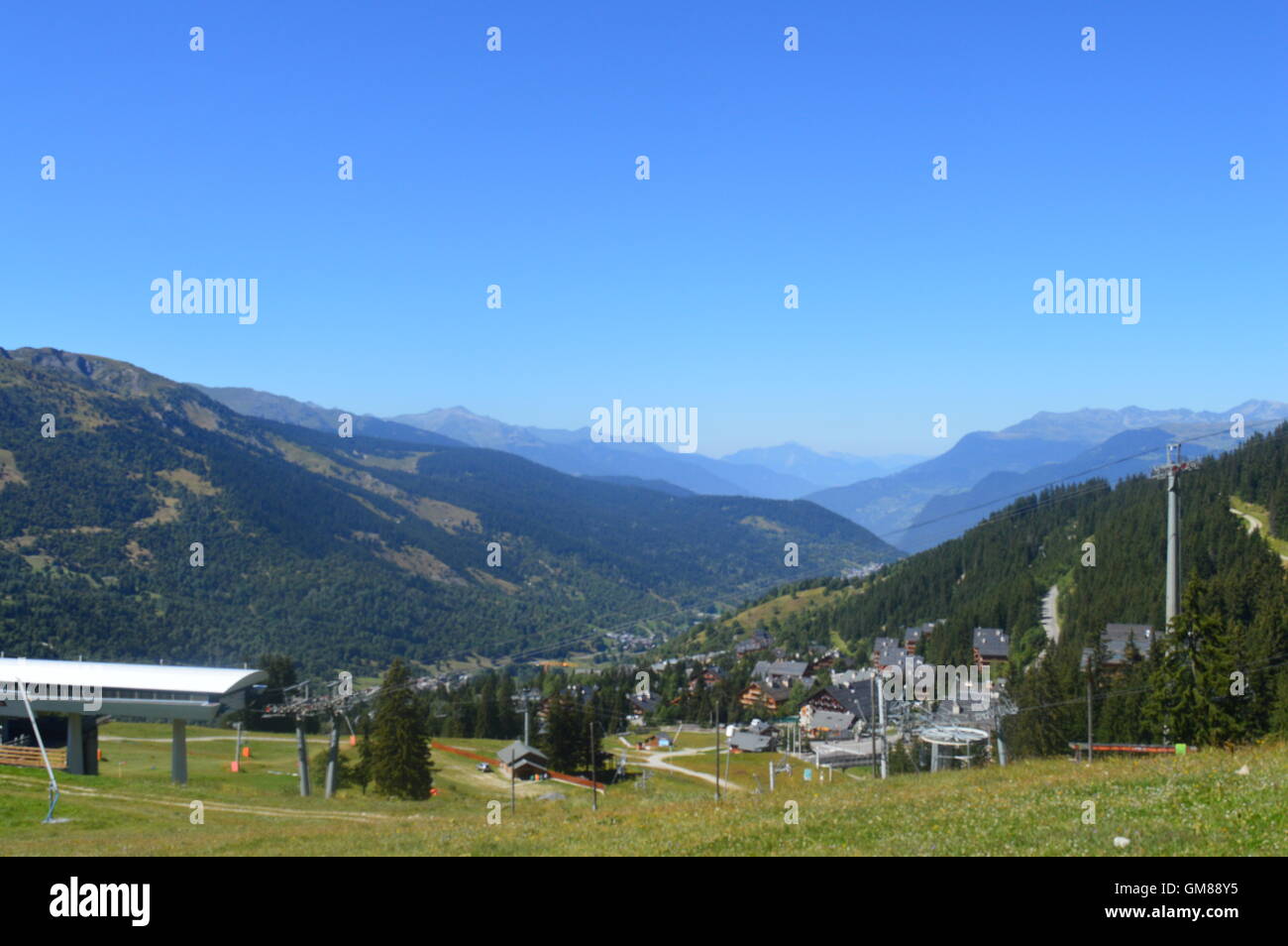 Meribel france hiking hi-res stock photography and images - Alamy