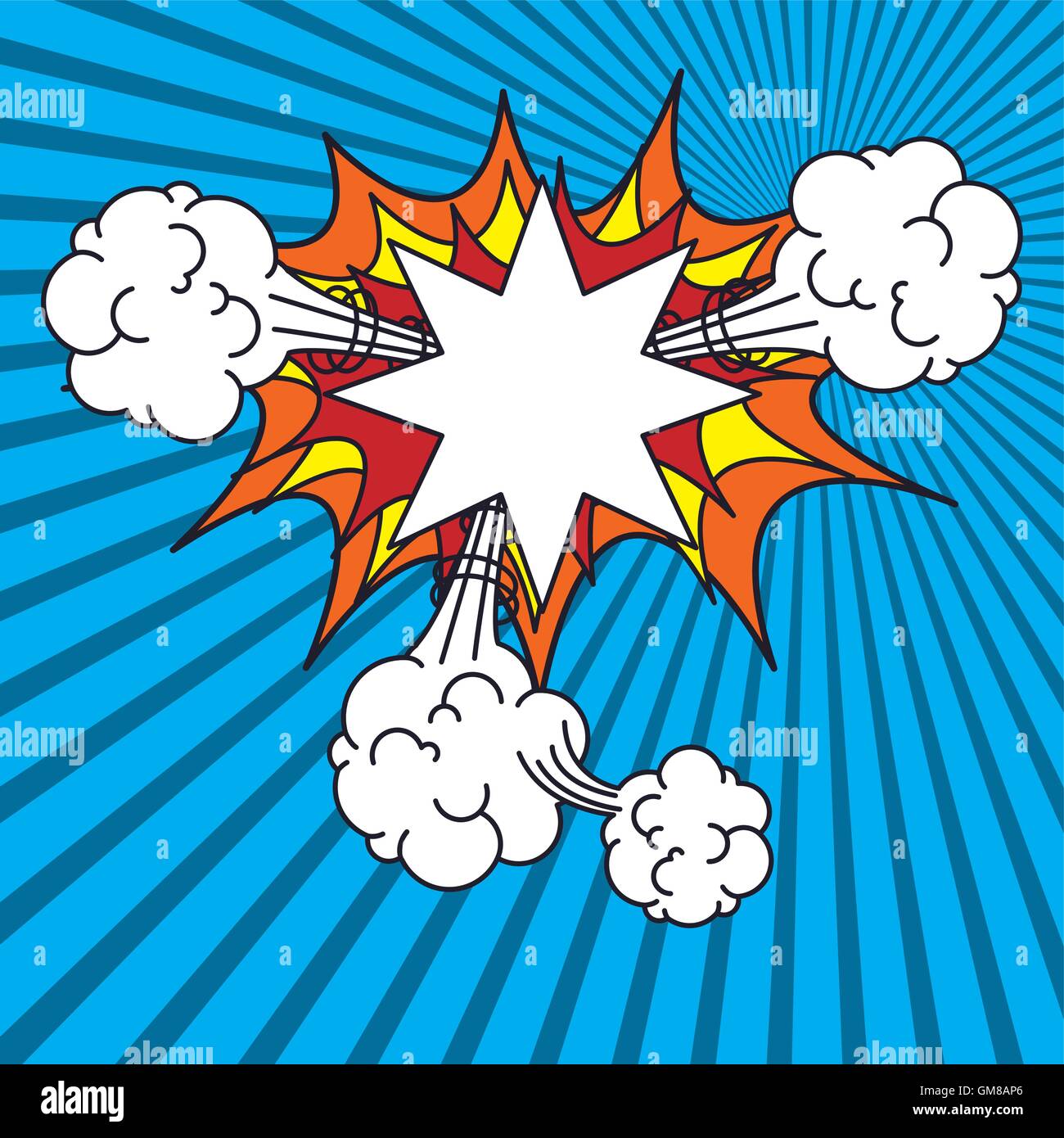 explosion pop art style Stock Vector Image & Art - Alamy