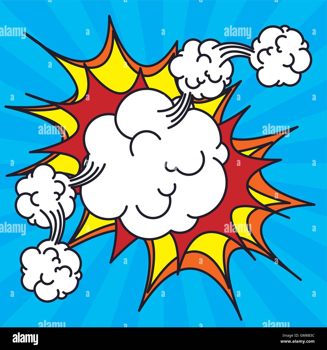 explosion pop art style Stock Vector Image & Art - Alamy