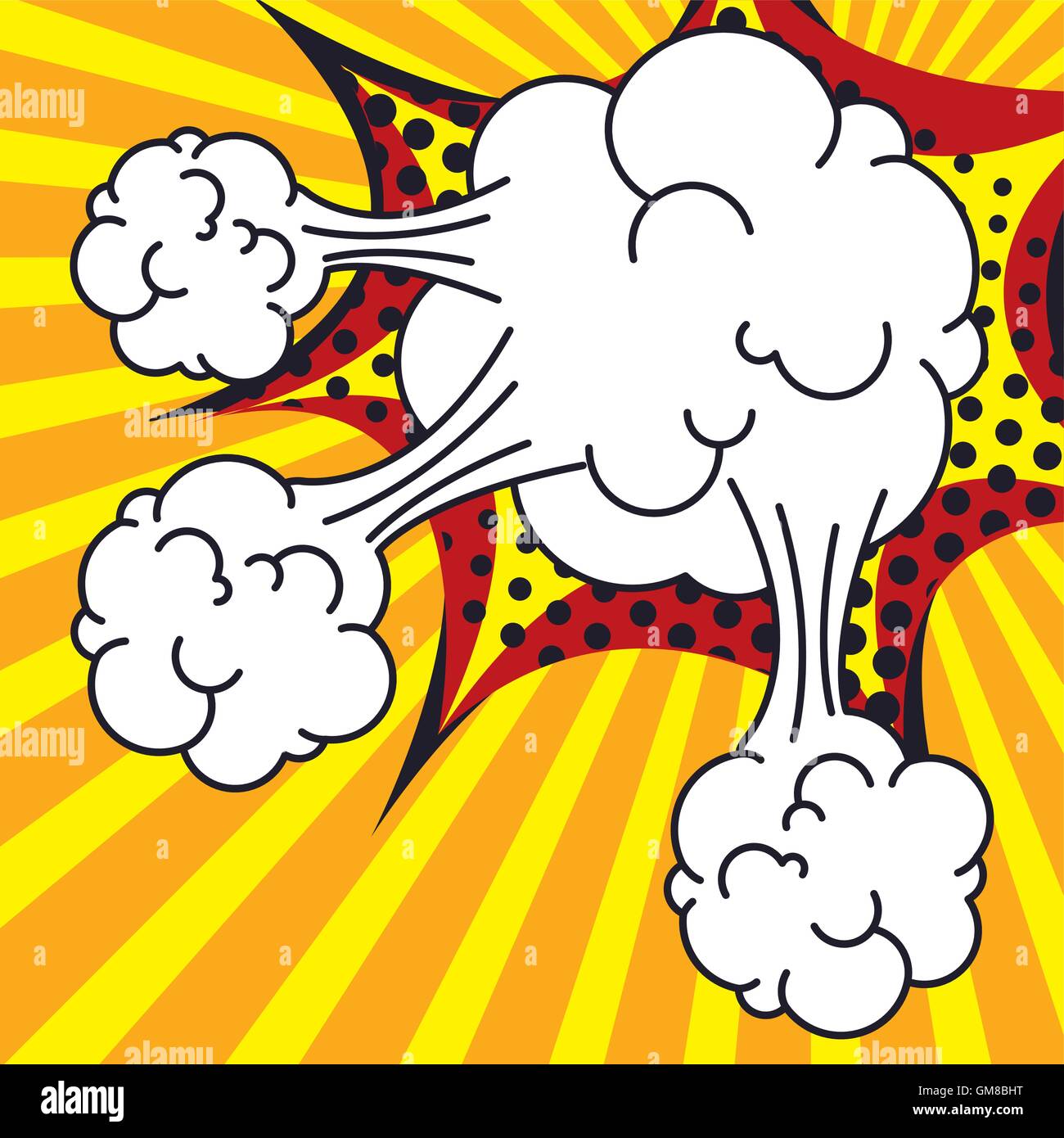 explosion pop art style Stock Vector Image & Art - Alamy