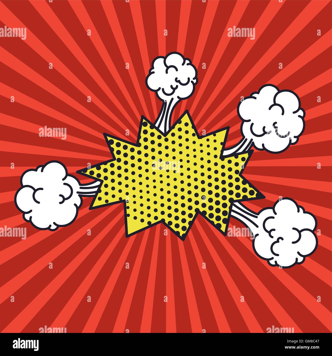 explosion pop art style Stock Vector Image & Art - Alamy