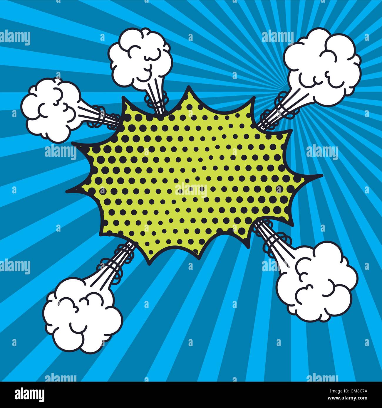 explosion pop art style Stock Vector Image & Art - Alamy