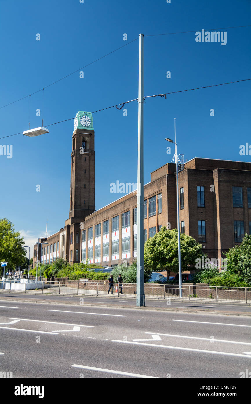 Exterior of the Grade II listed iconic facade of the Gillette Building ...
