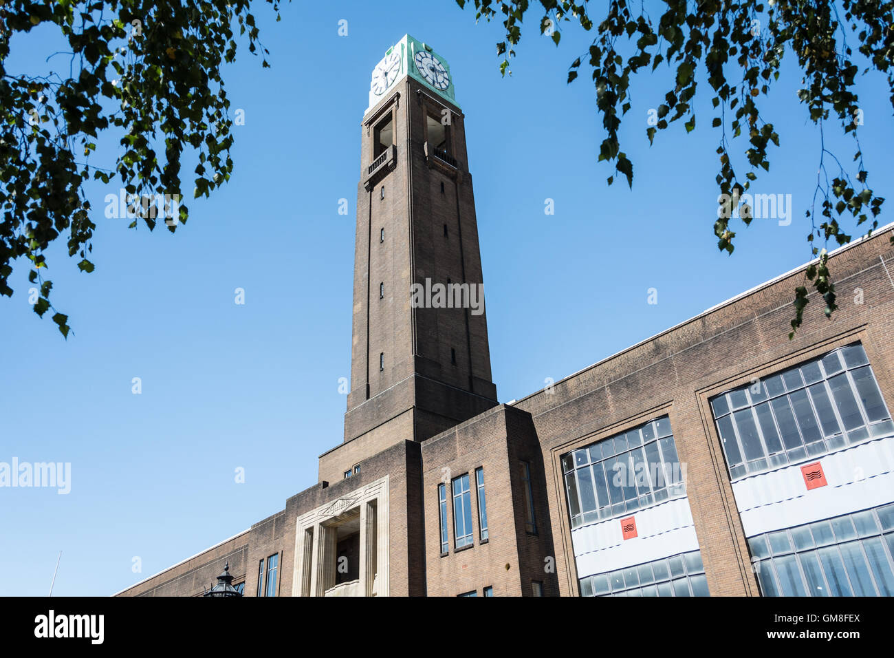 Exterior of the Grade II listed iconic facade of the Gillette Building ...