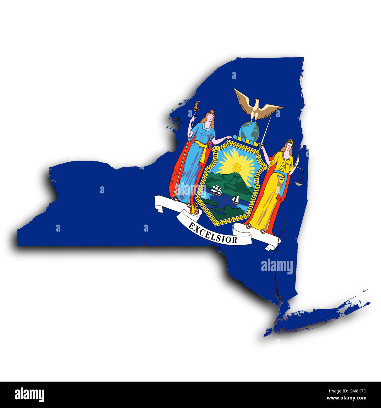 Excelsior map Cut Out Stock Images & Pictures - Alamy