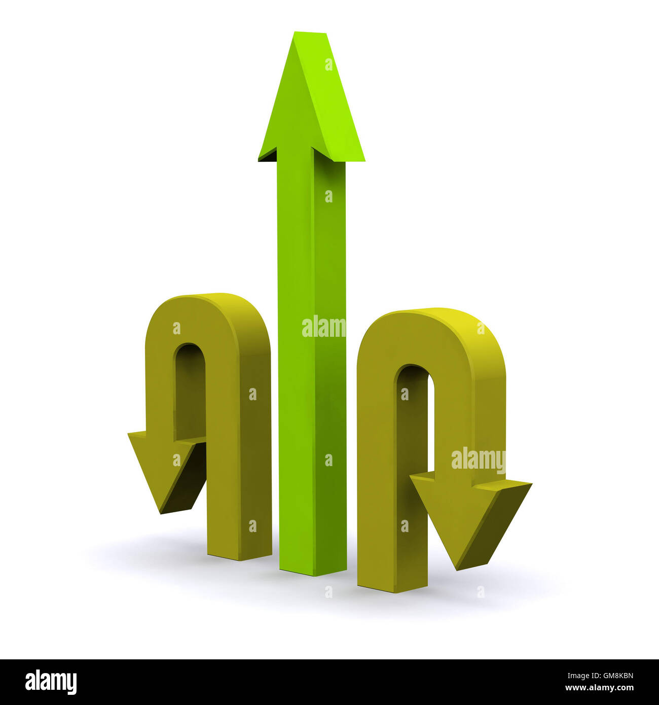 Arrows pointing upward hi-res stock photography and images - Alamy