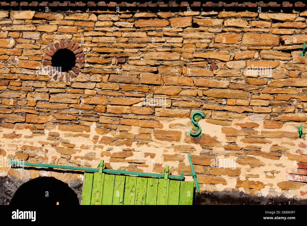 Historic stone wall Stock Photo - Alamy