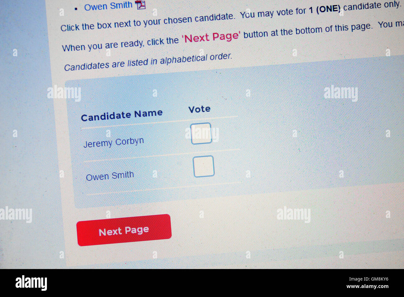 Electing a labour leader hi-res stock photography and images - Alamy