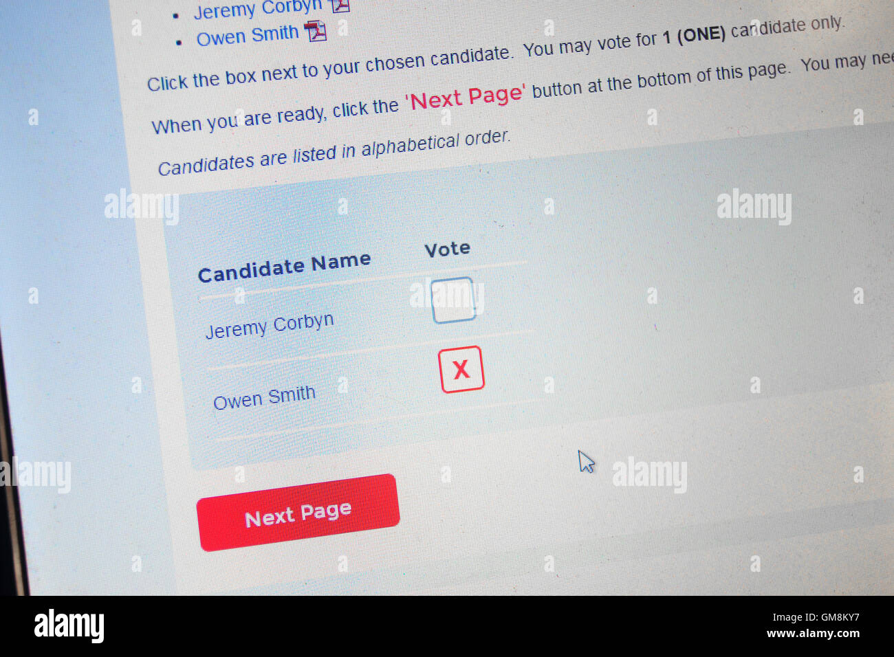 Electing a labour leader hi-res stock photography and images - Alamy