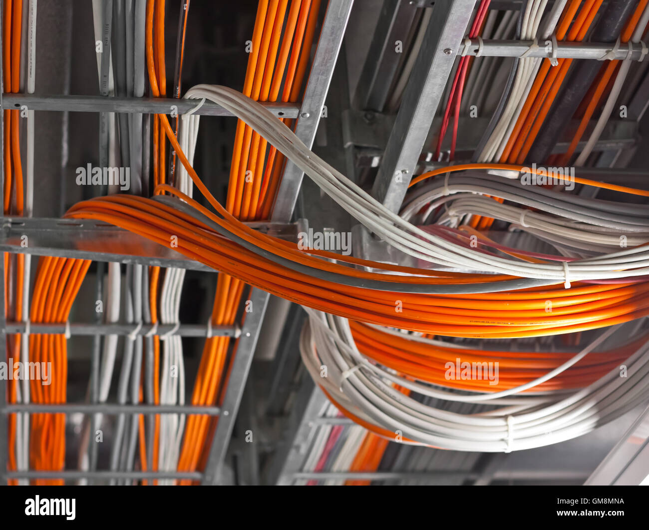 Bunch of network cables Stock Photo - Alamy